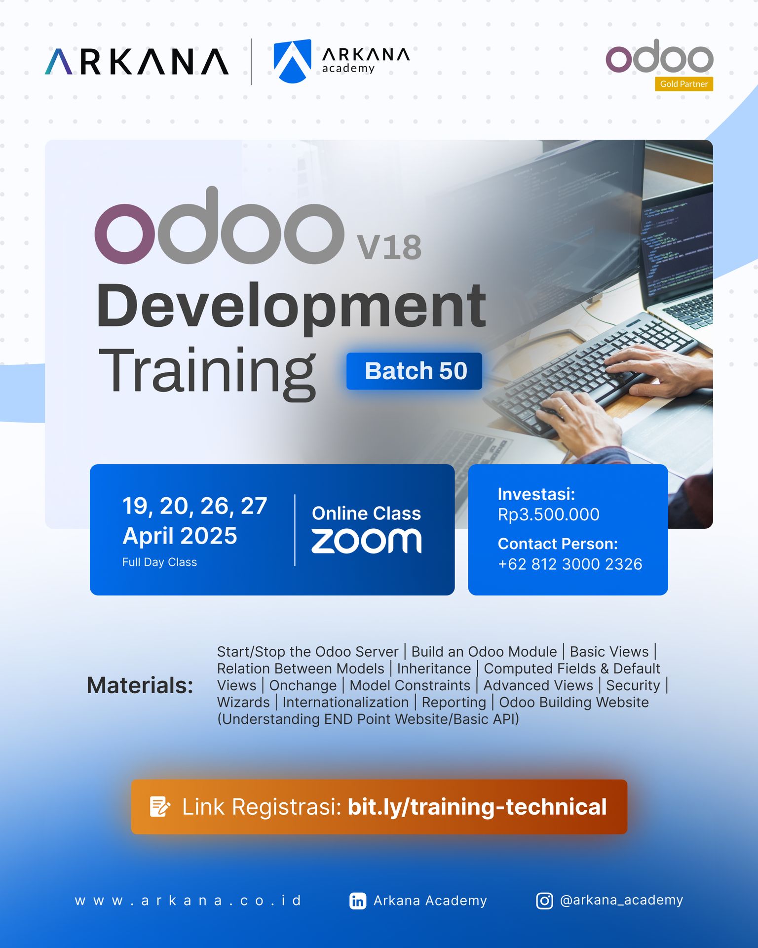 Odoo Development Training | Indonesia