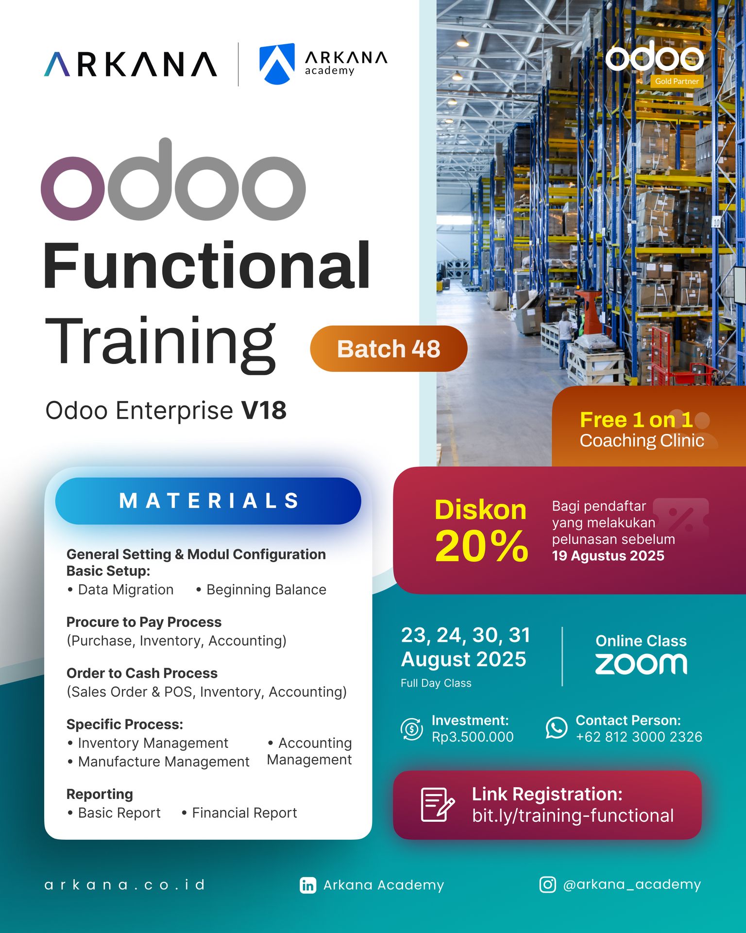 Odoo Functional Training | Indonesia